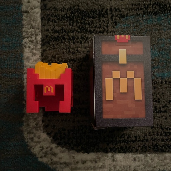 Toys | Fry Helmet Mcdonalds Adult Happy Meal Minecraft Toy 225 | Poshmark